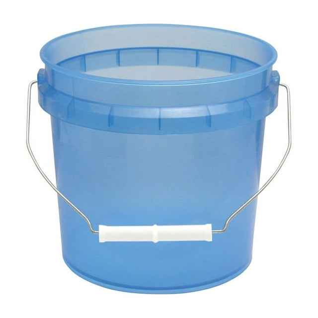 Leaktite 1 gal Blue Plastic Bucket with Handle, No Lid Included ...