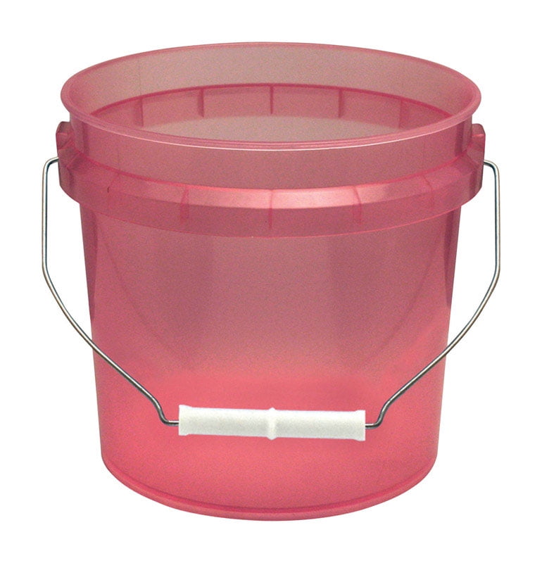 Leaktite Red Transparent Paint Pail 1 Gl Case of 12 - Walmart.com