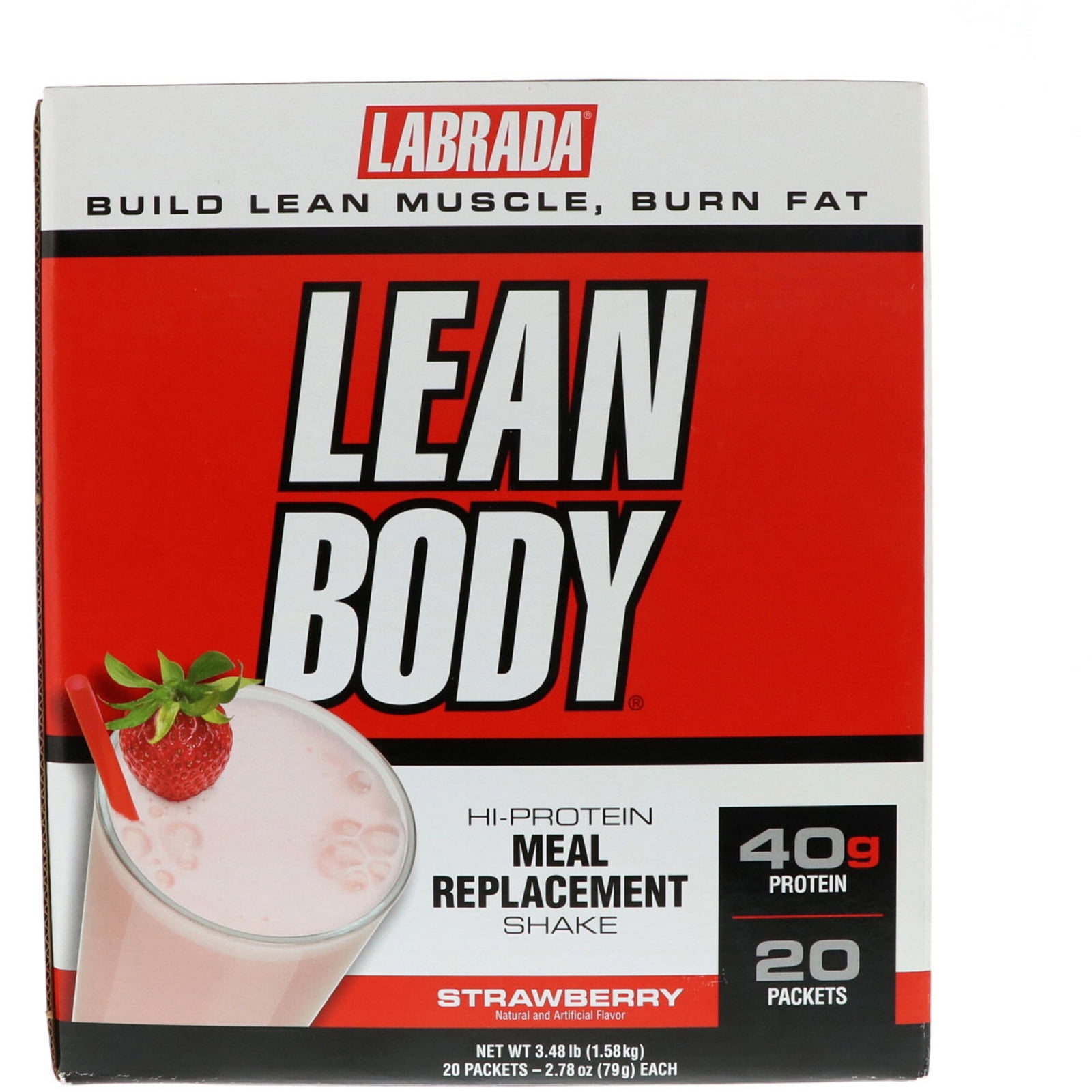 Lean Body Strawberry, 20ct - Walmart.com