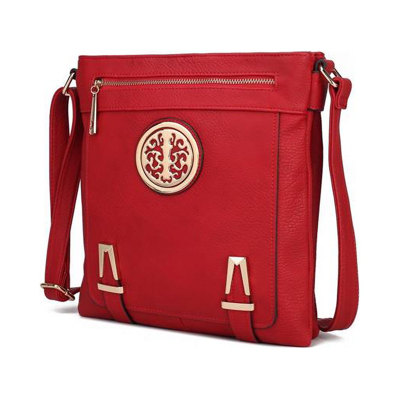 Lean Crossbody Bag, Red - Walmart.com