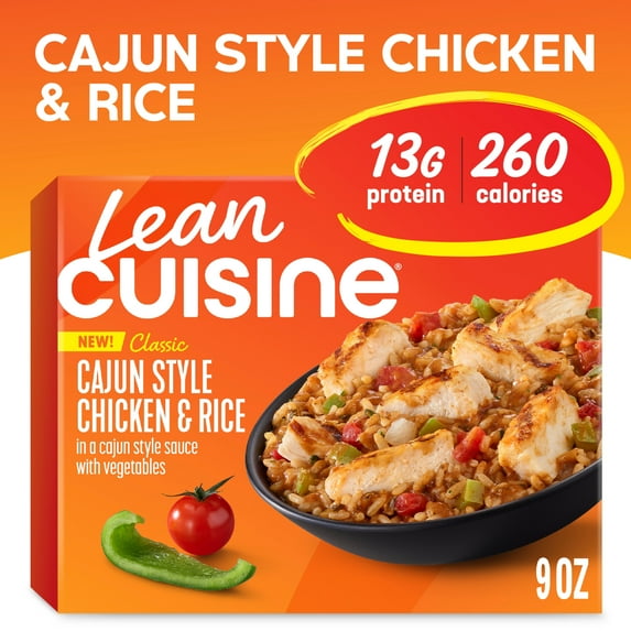 Lean Cuisine Cajun Style Chicken and Rice, Frozen Lunch or Dinner ...