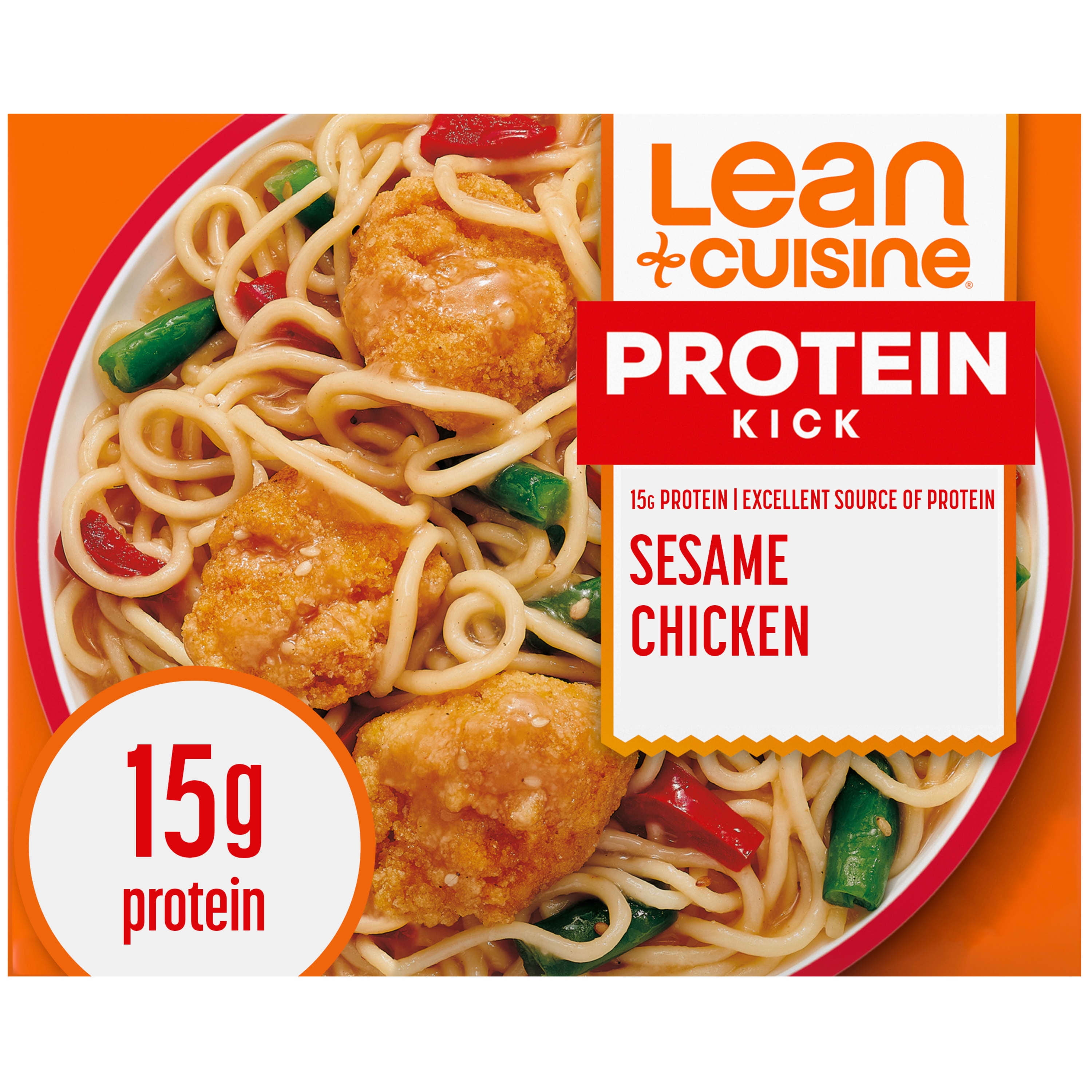 Lean Cuisine Features Sesame Chicken Meal, 9 oz (Frozen) - Walmart.com