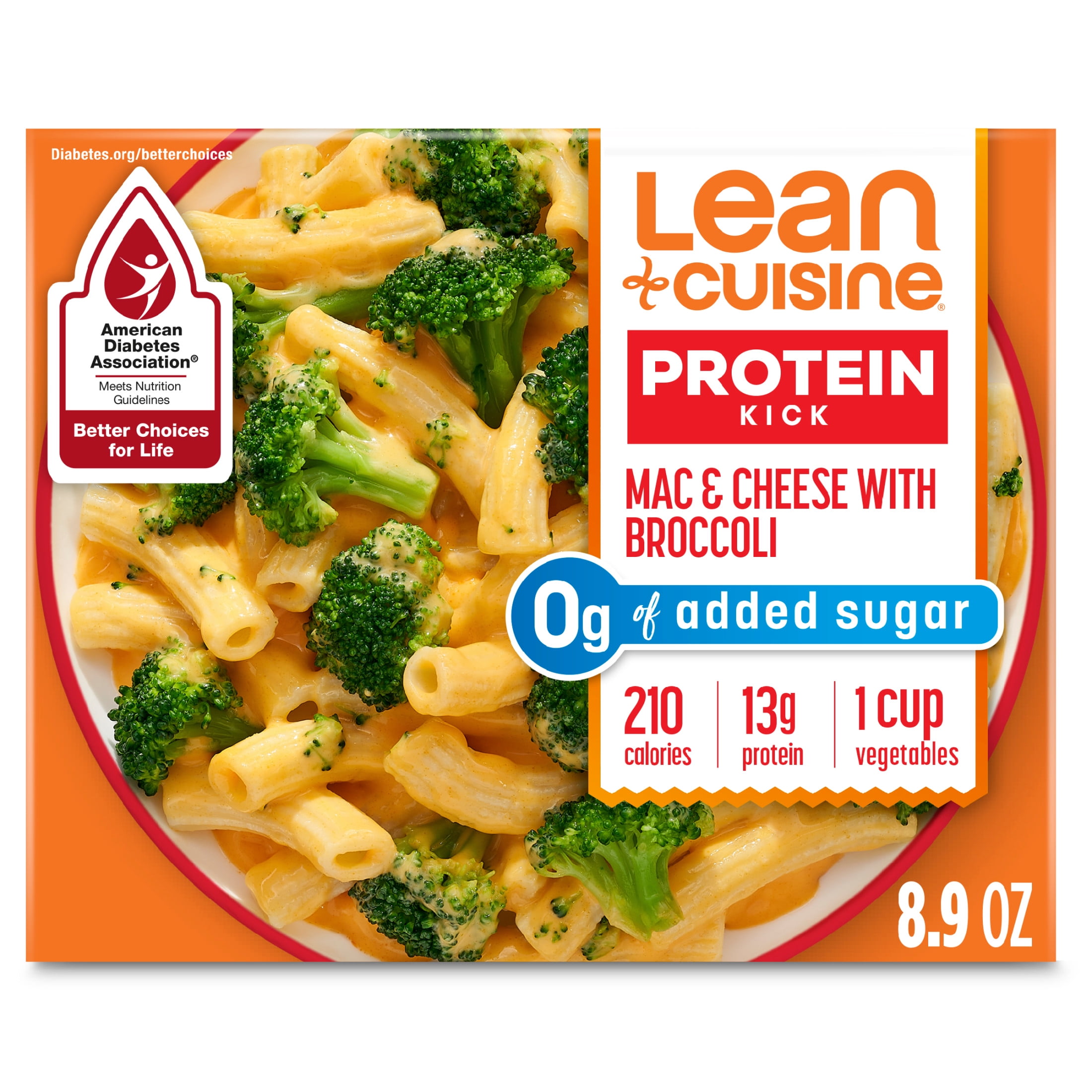 Lean Cuisine Protein Kick Mac and Cheese with Broccoli, Protein Kick 8. ...