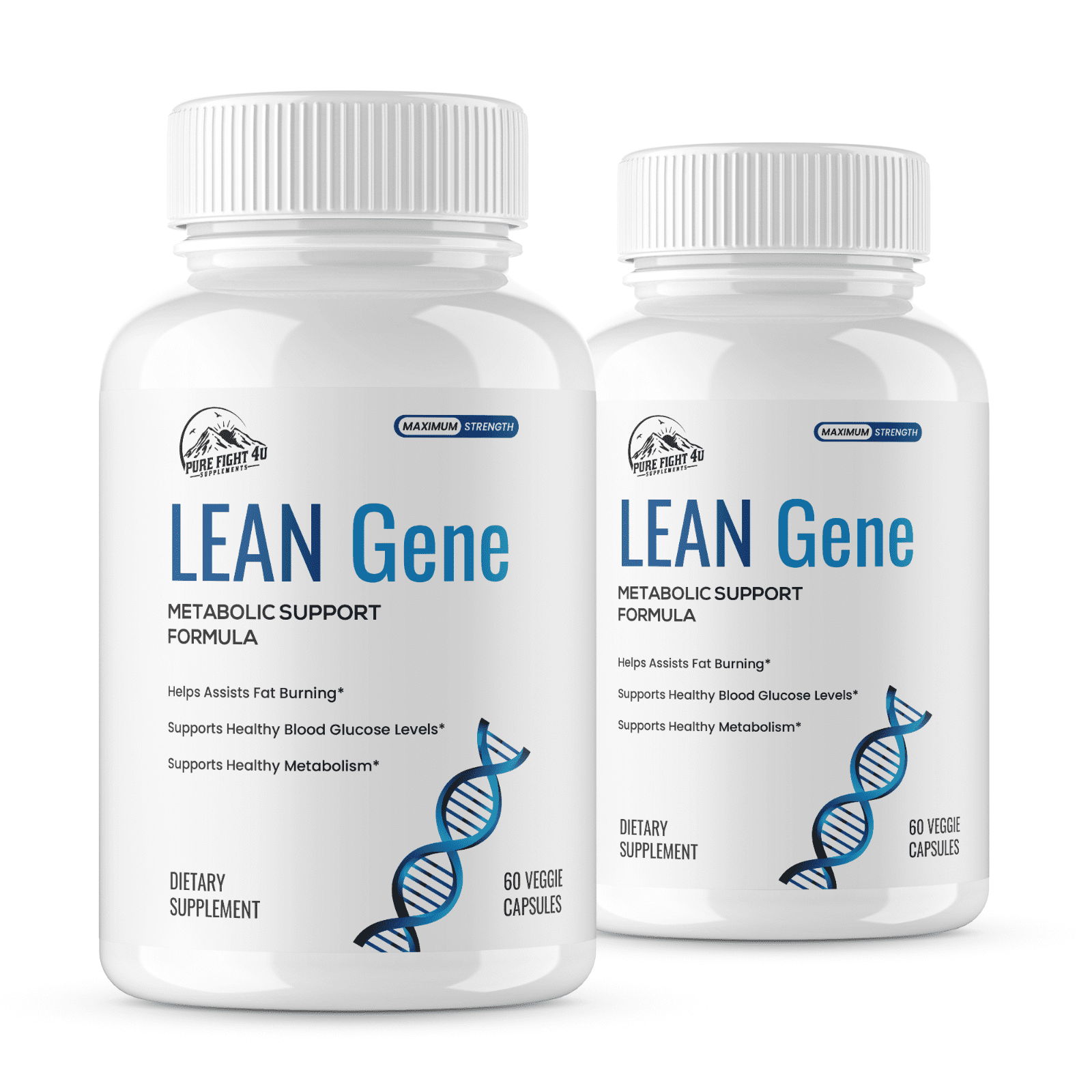 Lean Gene Metabolic Weight Loss Support Supplement - 2 Bottles 120 ...