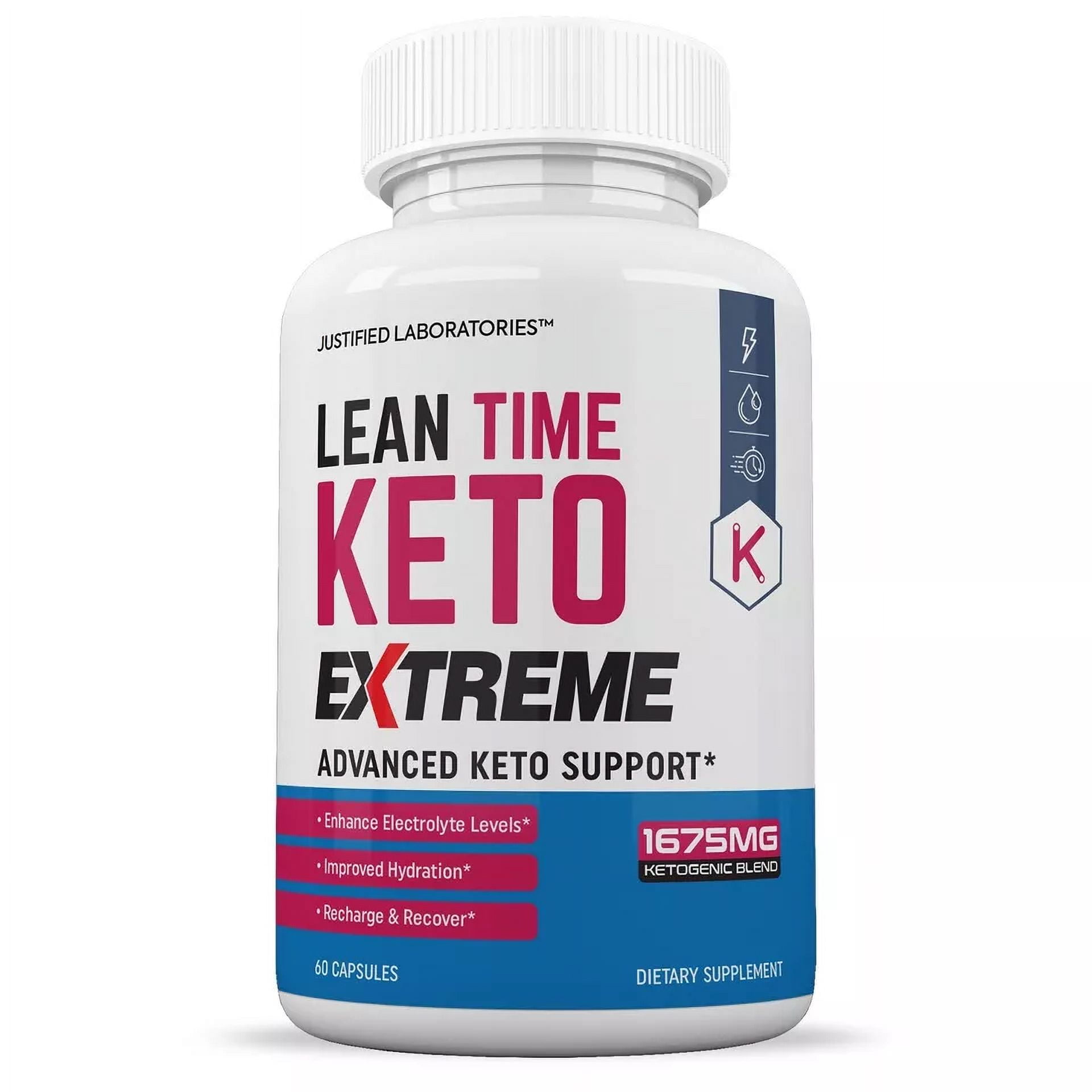 Lean Time Keto ACV Pills Extreme 1675MG New Improved Formula (2 Pack ...