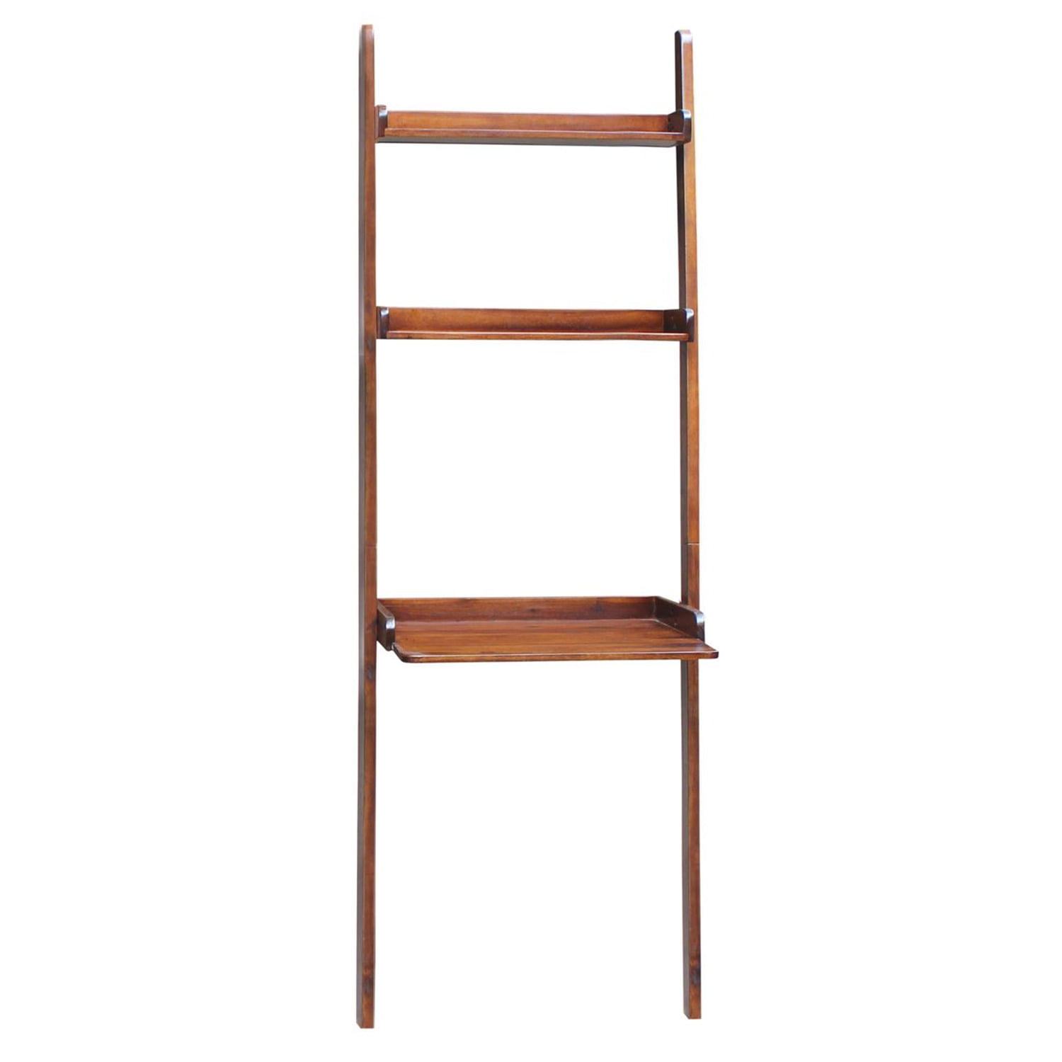 Lean To Desk Unit-Finish:Espresso - Walmart.com