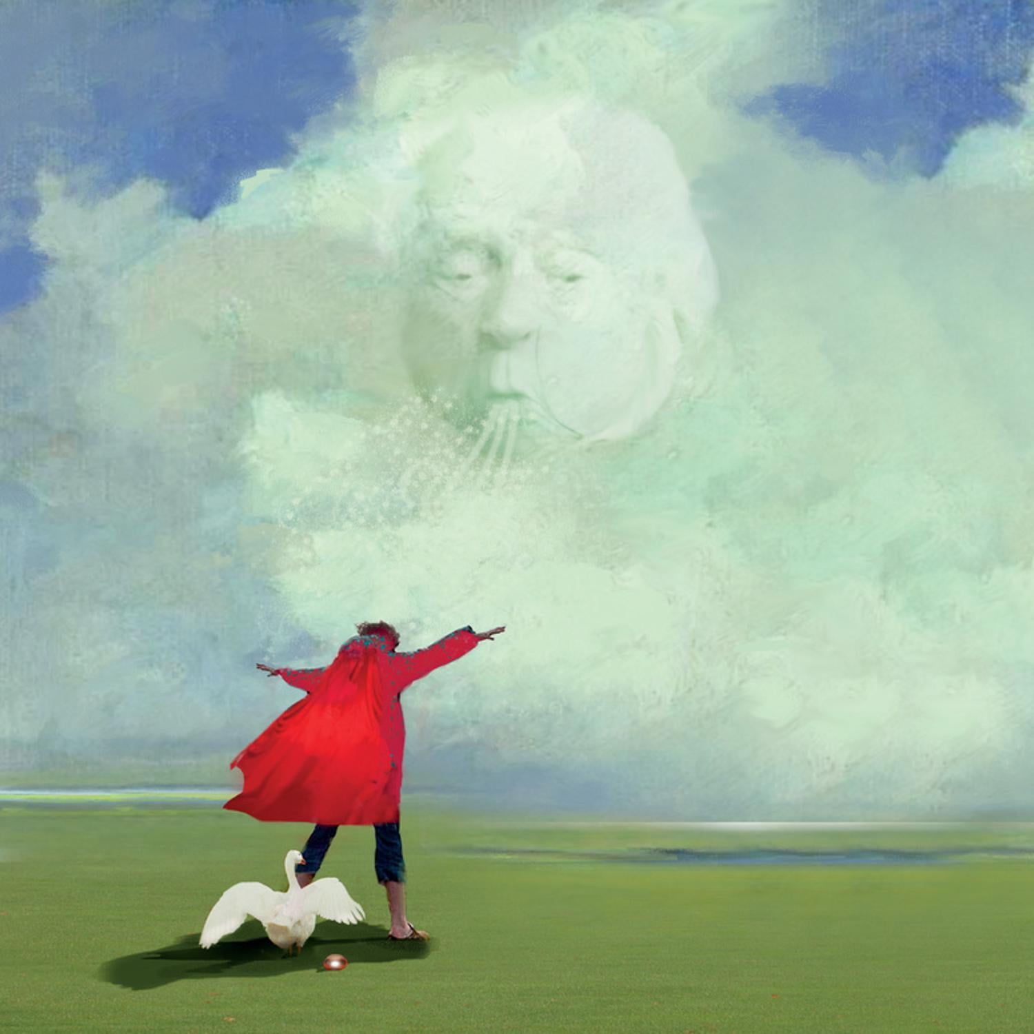 Art.com Lean into the Wind Art Print by Nancy Tillman, 30" x 30 ...