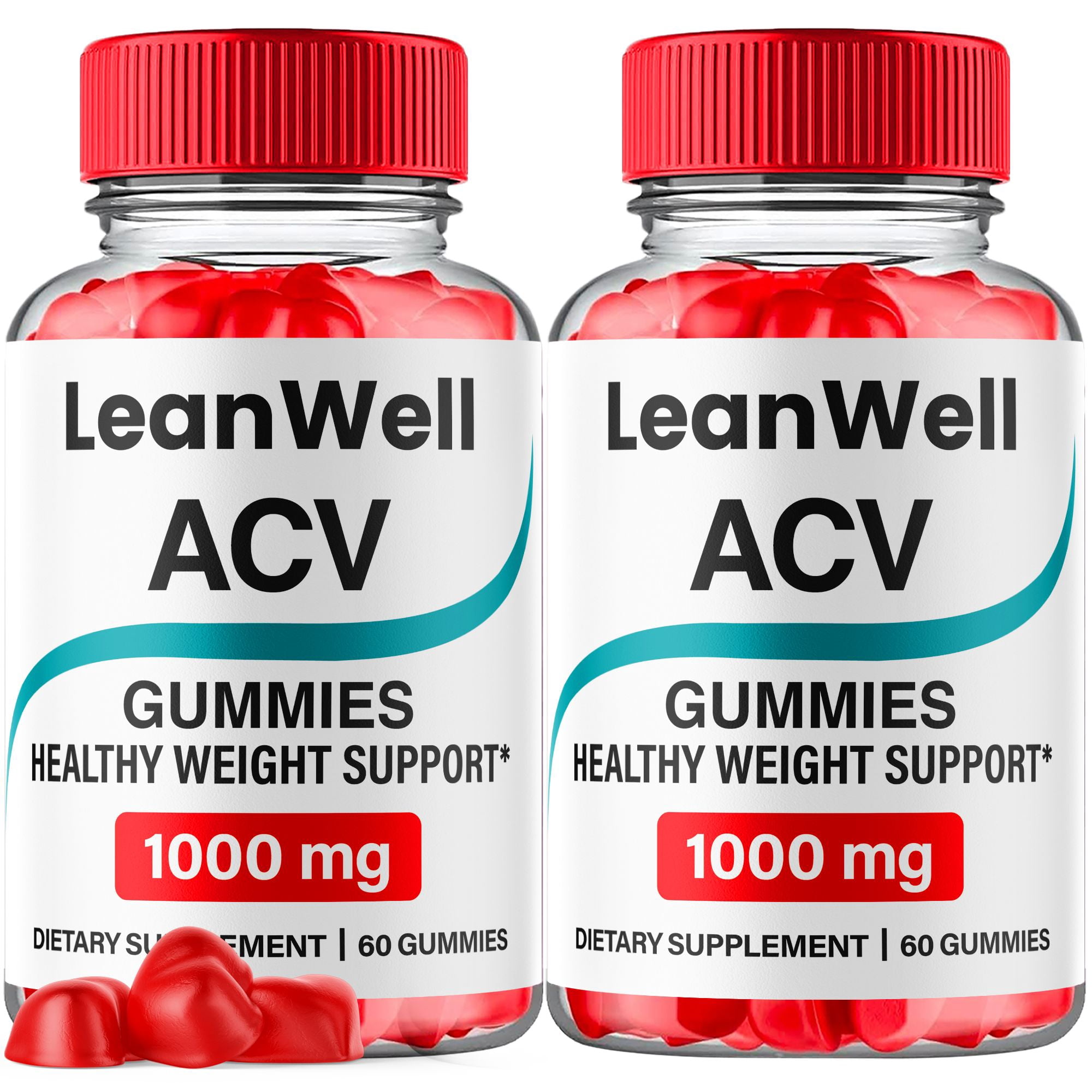 LeanWell Keto ACV Gummies 1000MG Advanced Formula Vitamin Lean Well 120 ...