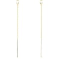 Meraki Miren 925 Sterling Silver Chain Threader Earrings Dangle for ...