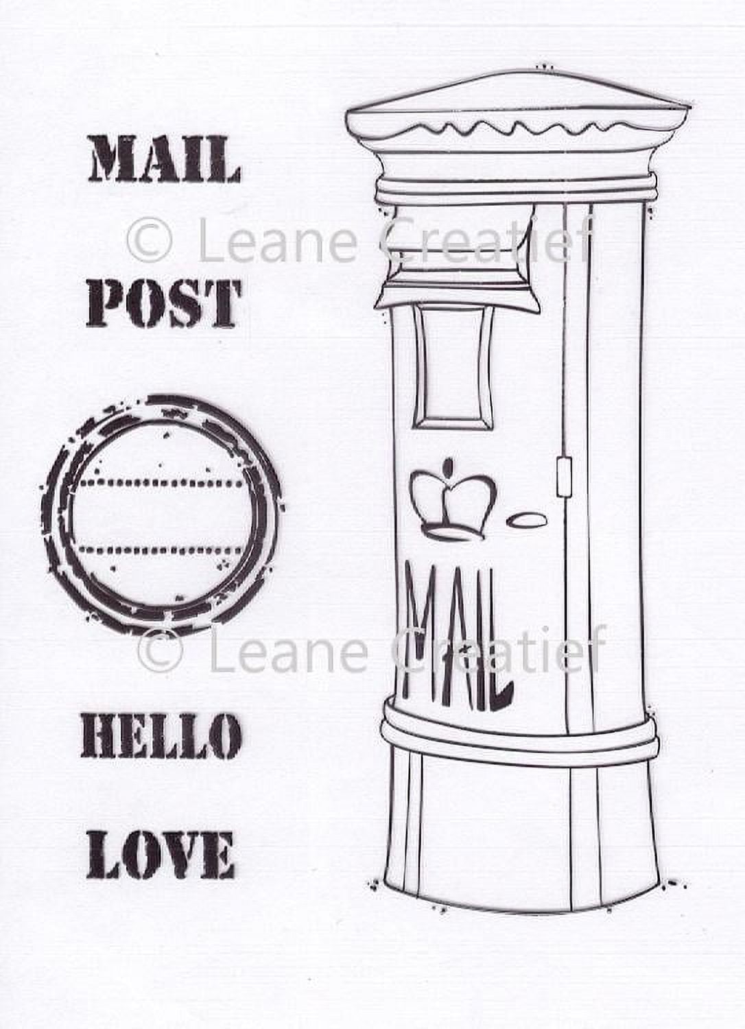 Leane Creatief LeCreaDesign Clear Stamp Mailbox - Walmart.com