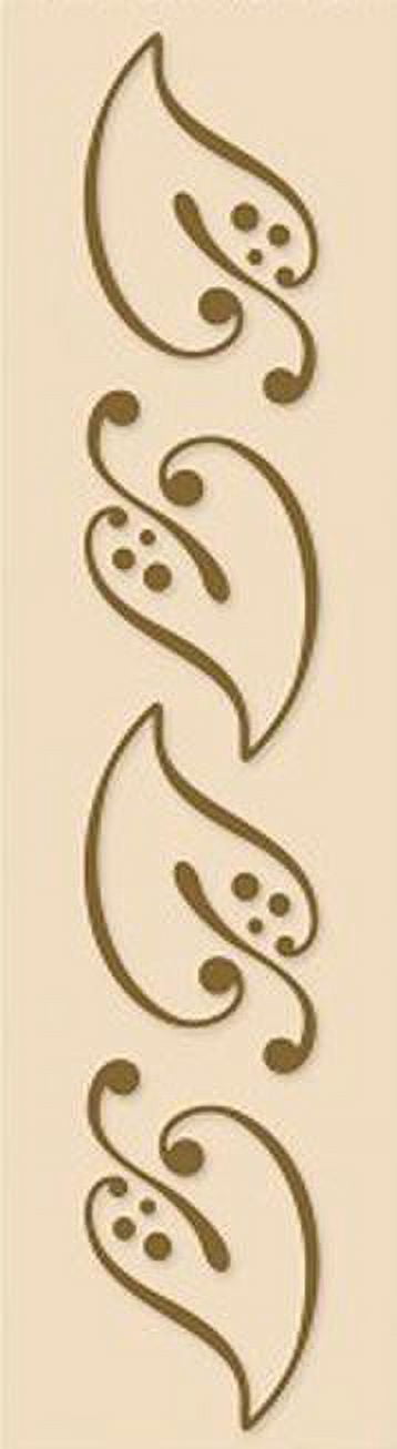 Leane Creatief Lea'bilities Border Embossing Folder - Leaves - Walmart.com