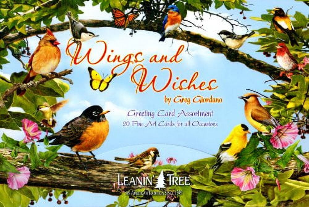 Leanin' Tree Bird Greeting Cards - Wings and Wishes by Greg Giordano ...
