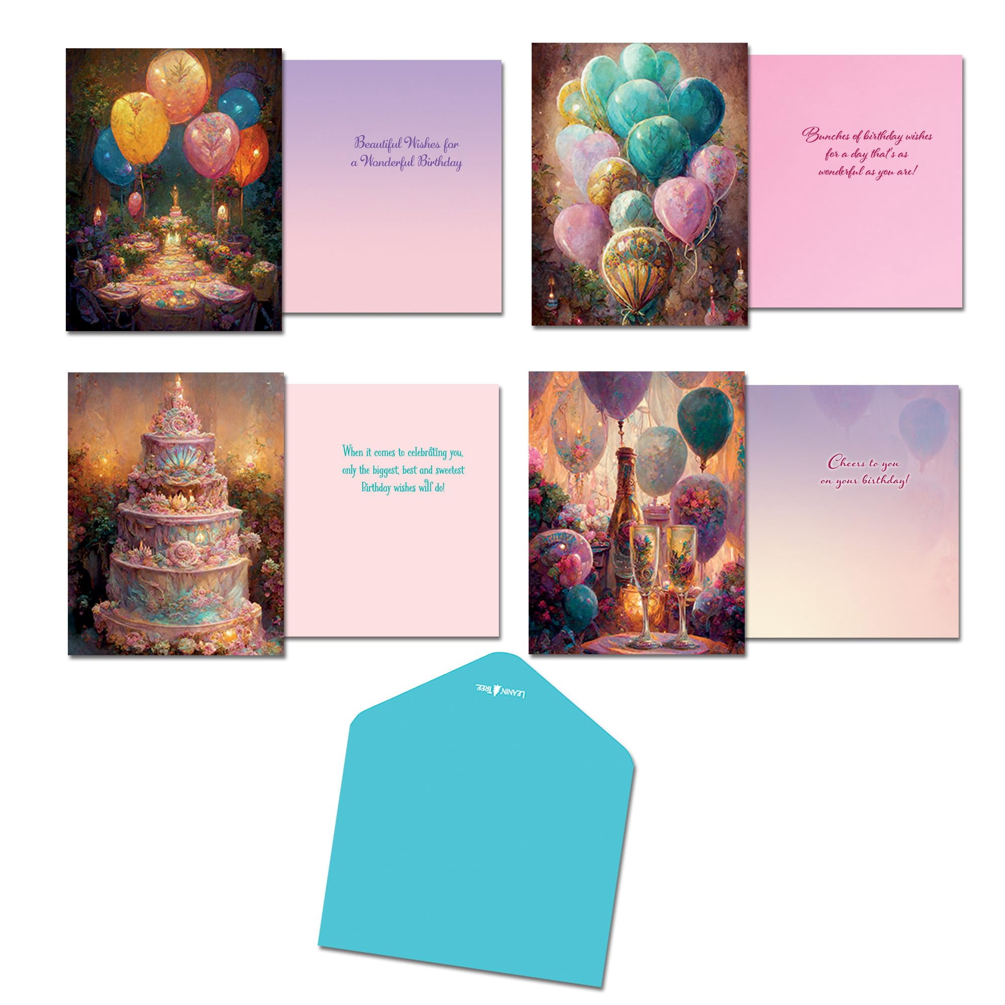 Leanin' Tree, Birthday Party, Happy Birthday Cards, Assorted Birthday ...