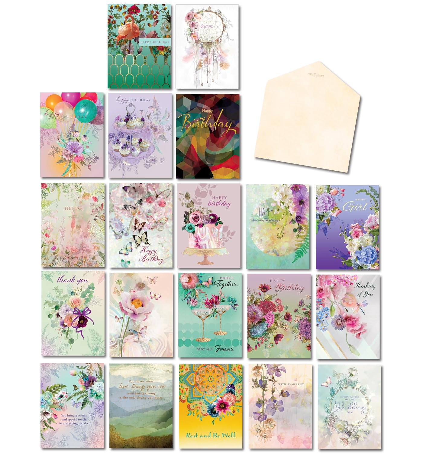 Leanin' Tree A Formal Affaire - Made in USA - 20 Assorted Cards with ...