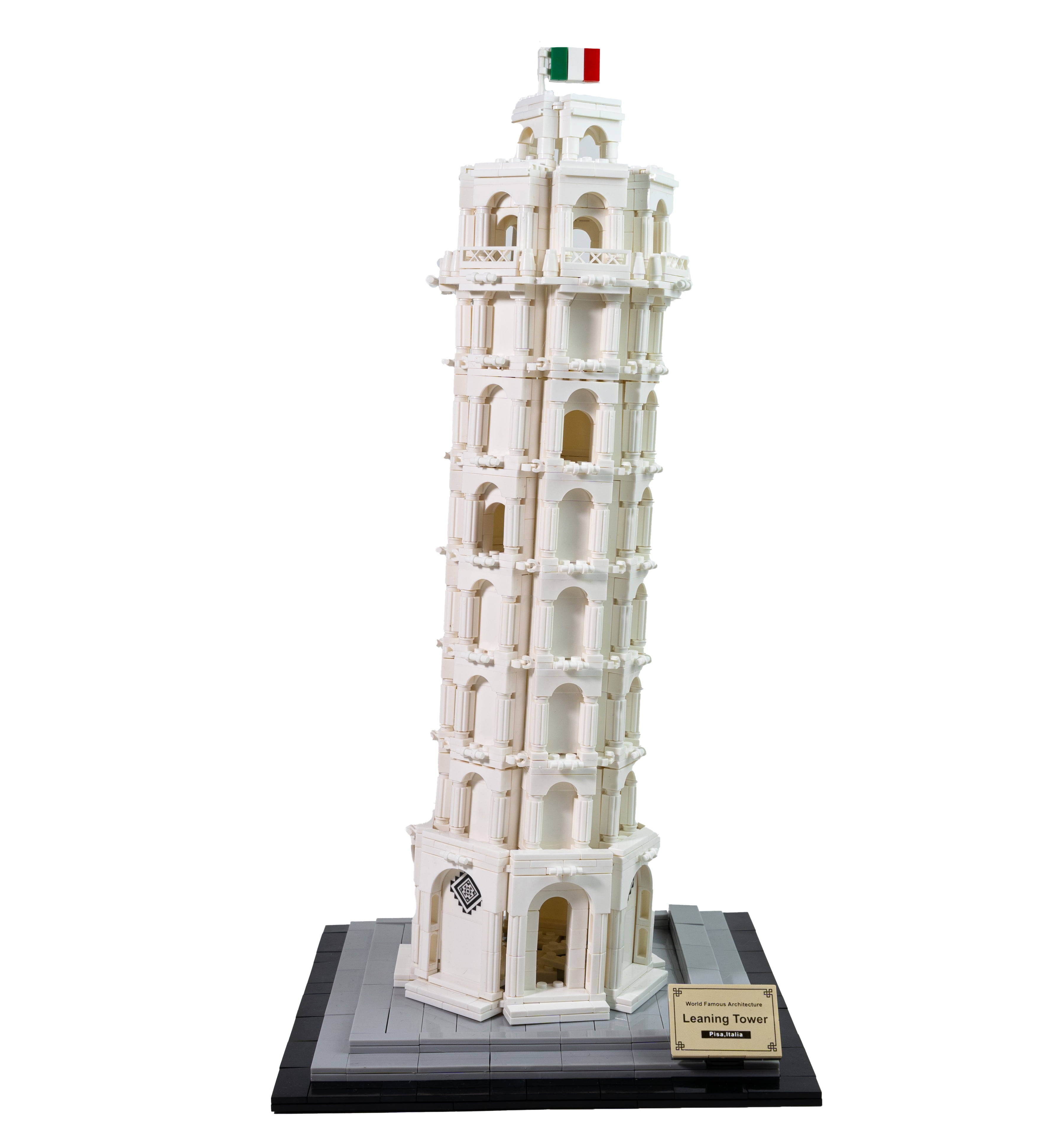 Leaning Tower Pisa Italia Building Block - Walmart.com