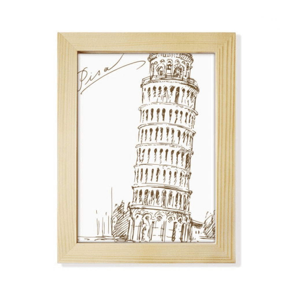 Leaning Tower of Pisa Italy Pisa Desktop Adorn Photo Frame Display Art ...