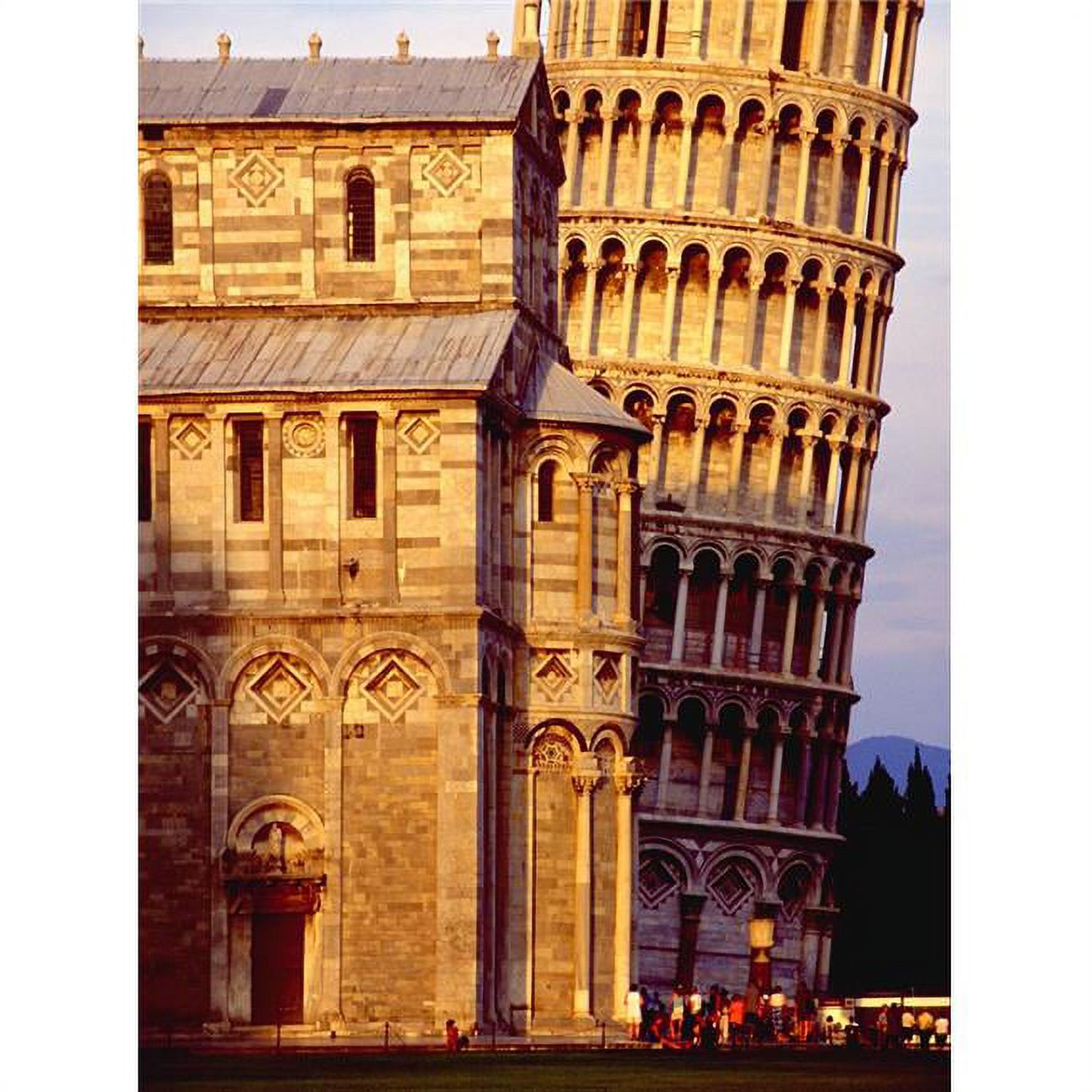 Leaning Tower of Pisa Poster Print - 12 x 16 in. - Walmart.com