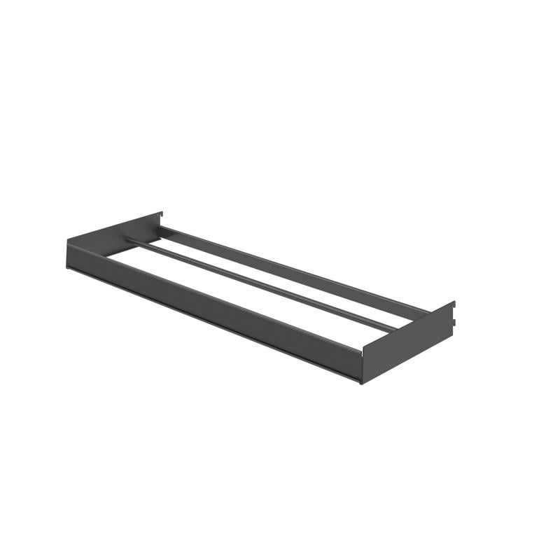 Leanpie 9101166 6 x 51 x 19 in. D Black Metal Rope Fixture Rack ...