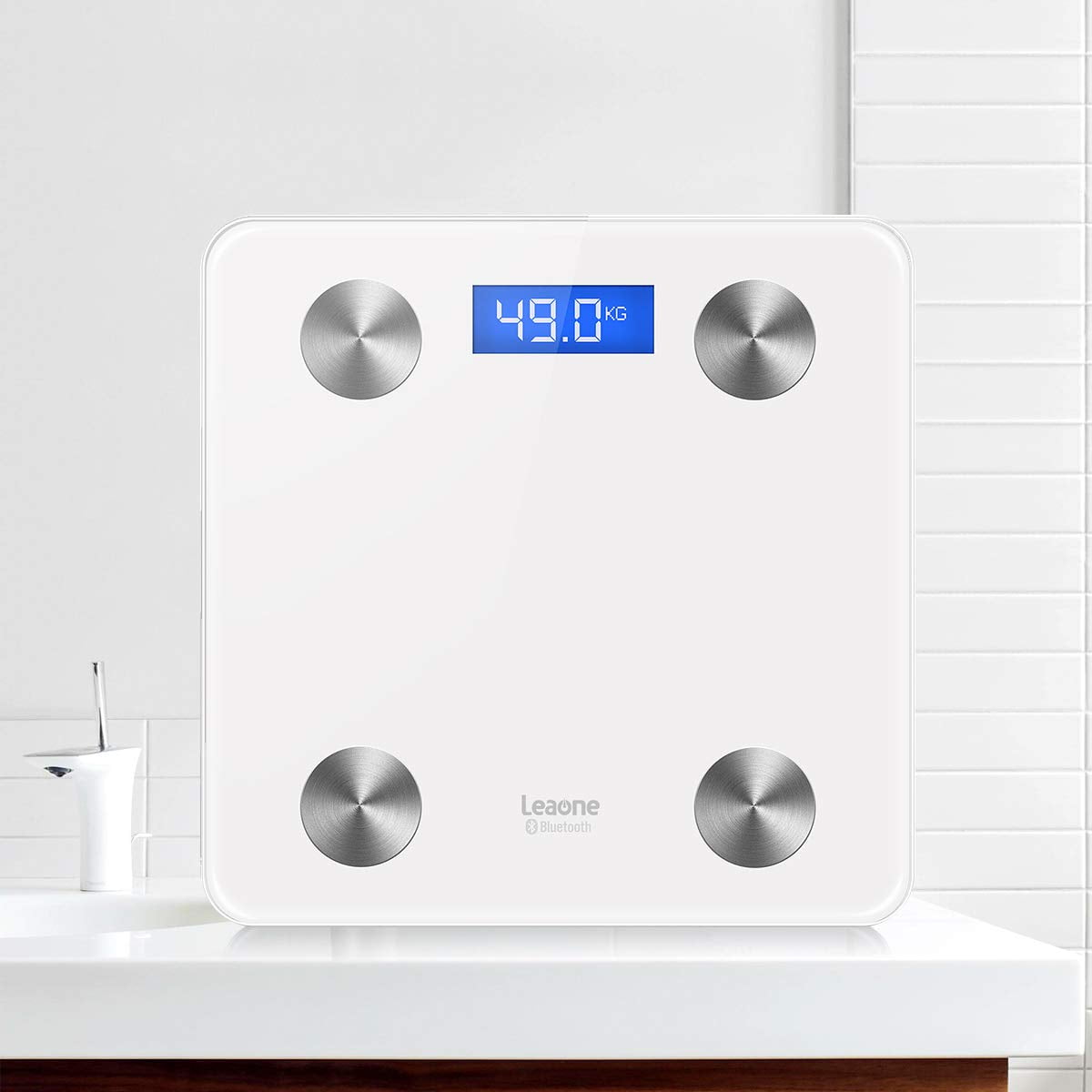 Leaone Scale Digital Weight and Body Fat, Smart Bluetooth Body Weight ...