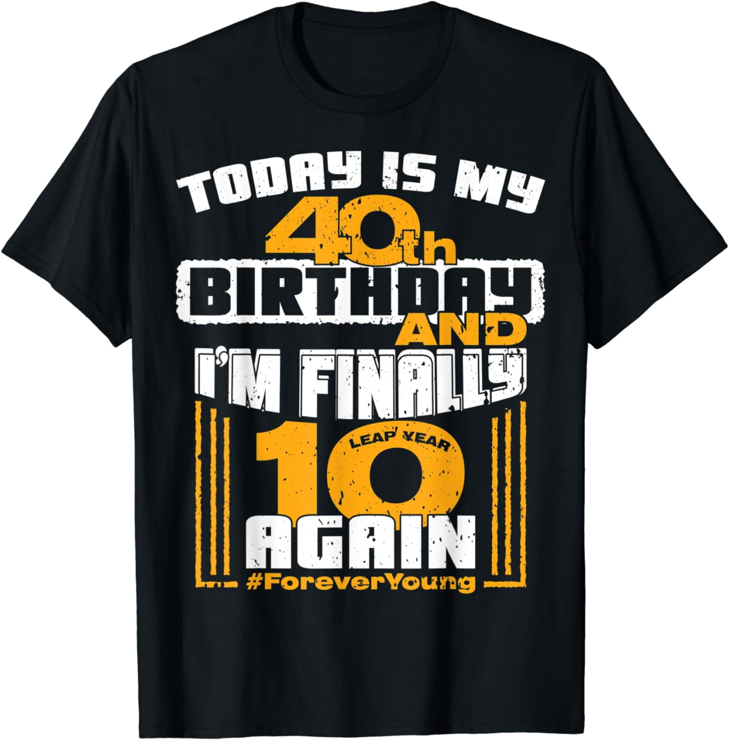 Leap Year February 29th 2020 Shirt 40th and 10th Birthday | T-Shirt ...