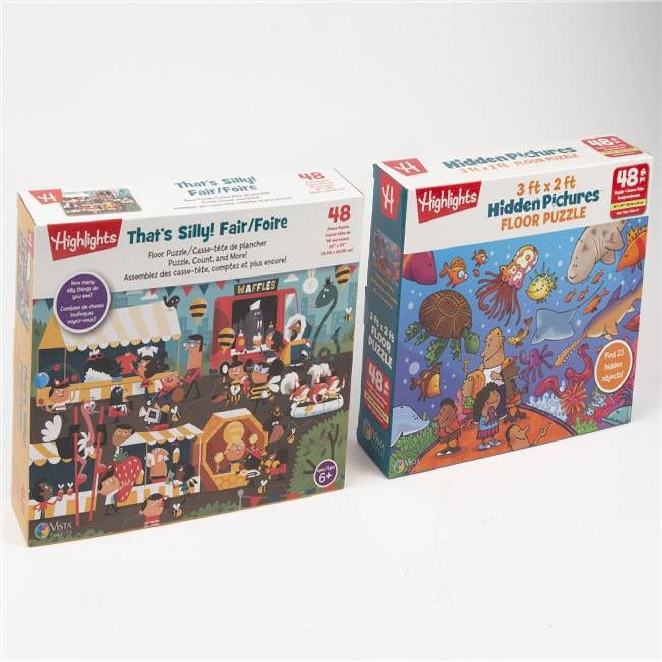 Leap Year Publishing 2340236 24 x 36 in. Highlights 48 Piece Puzzles ...