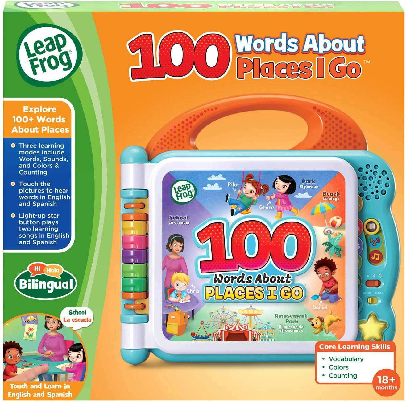 LeapFrog 100 Words About Places Bilingual Electronic Learning System ...