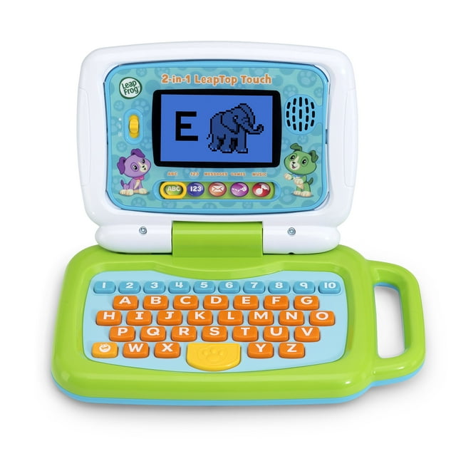 LeapFrog 2-in-1 LeapTop Touch, DHF10 Green - Walmart.com