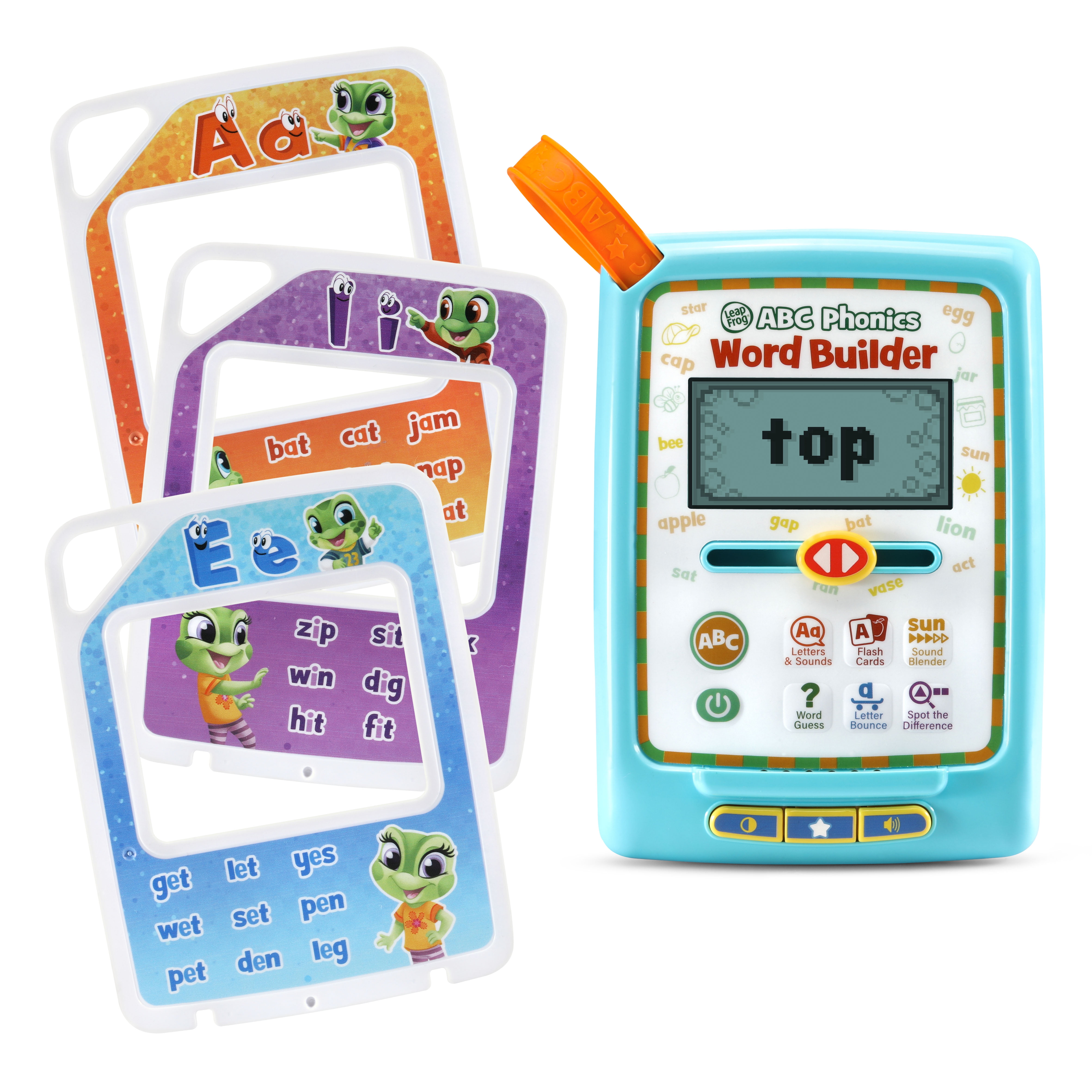 LeapFrog® ABC Phonics Word Builder™ Activity Cards With Sound Slider ...