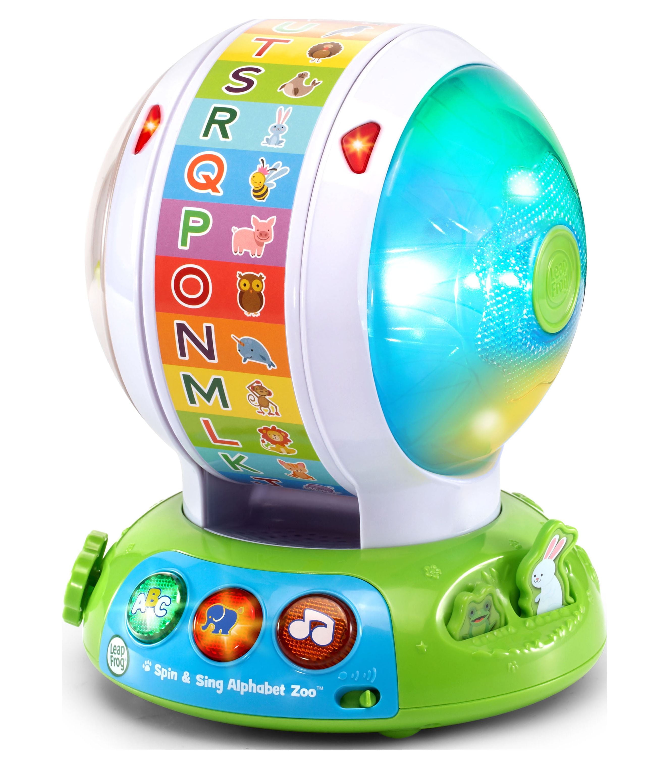LeapFrog Infant Musical Learning Toy - Spin and Sing Alphabet Zoo ...