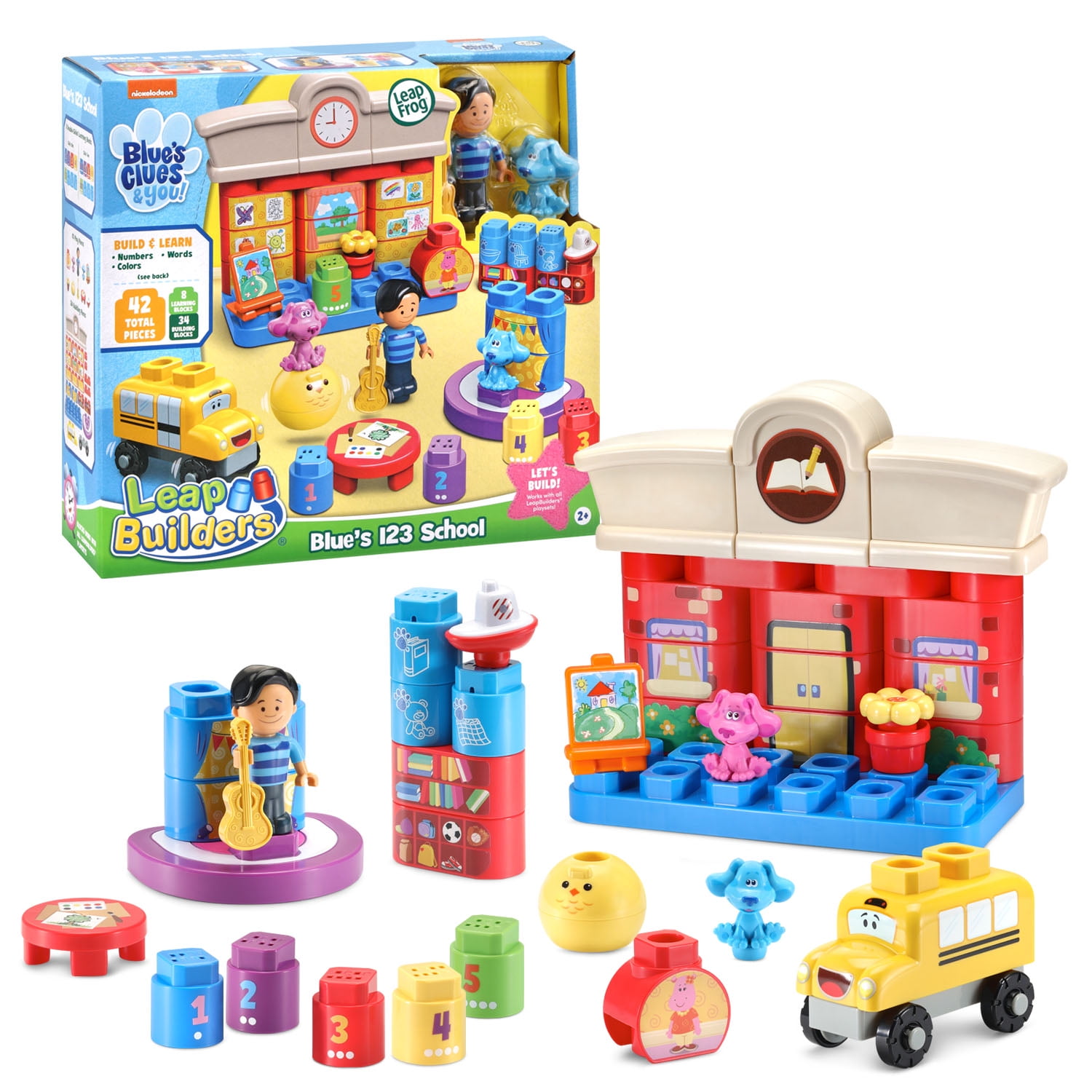 LeapFrog® LeapBuilders® Blue’s Clue’s & You!™ Blue's 123 School Blocks ...