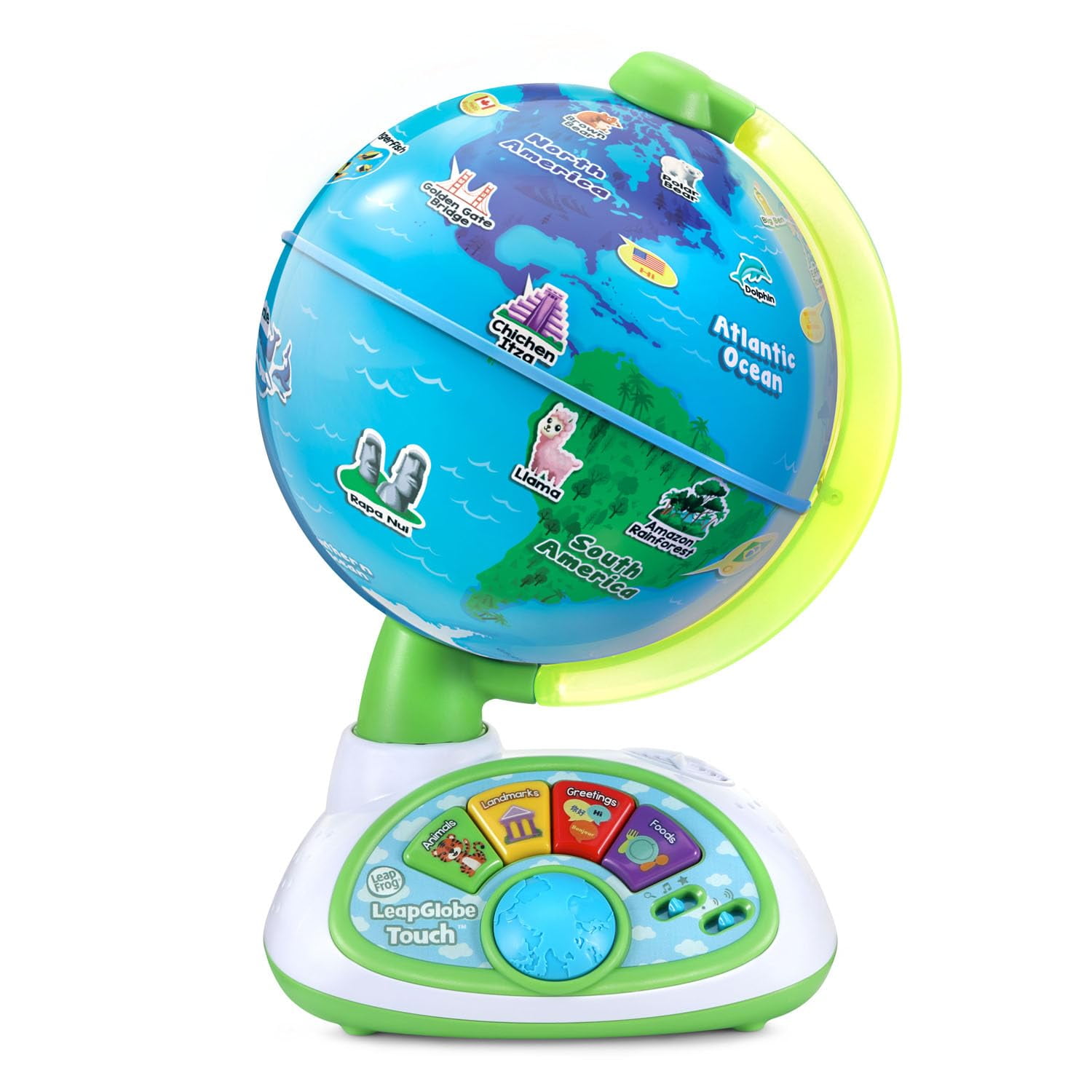 LeapFrog LeapGlobe Touch Interactive Globe for Kids Ages 3 and up ...