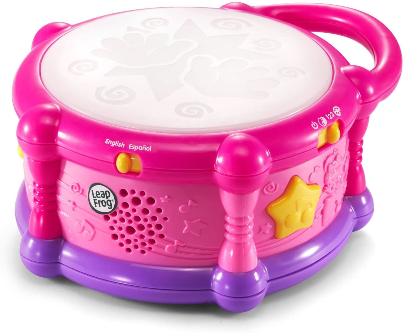 LeapFrog Learn and Groove Color Play Drum Bilingual, Pink - Walmart.com