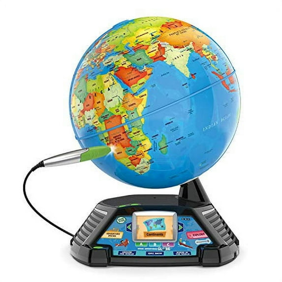LeapFrog Magic Adventures Educational Talking Globe, Interactive World ...