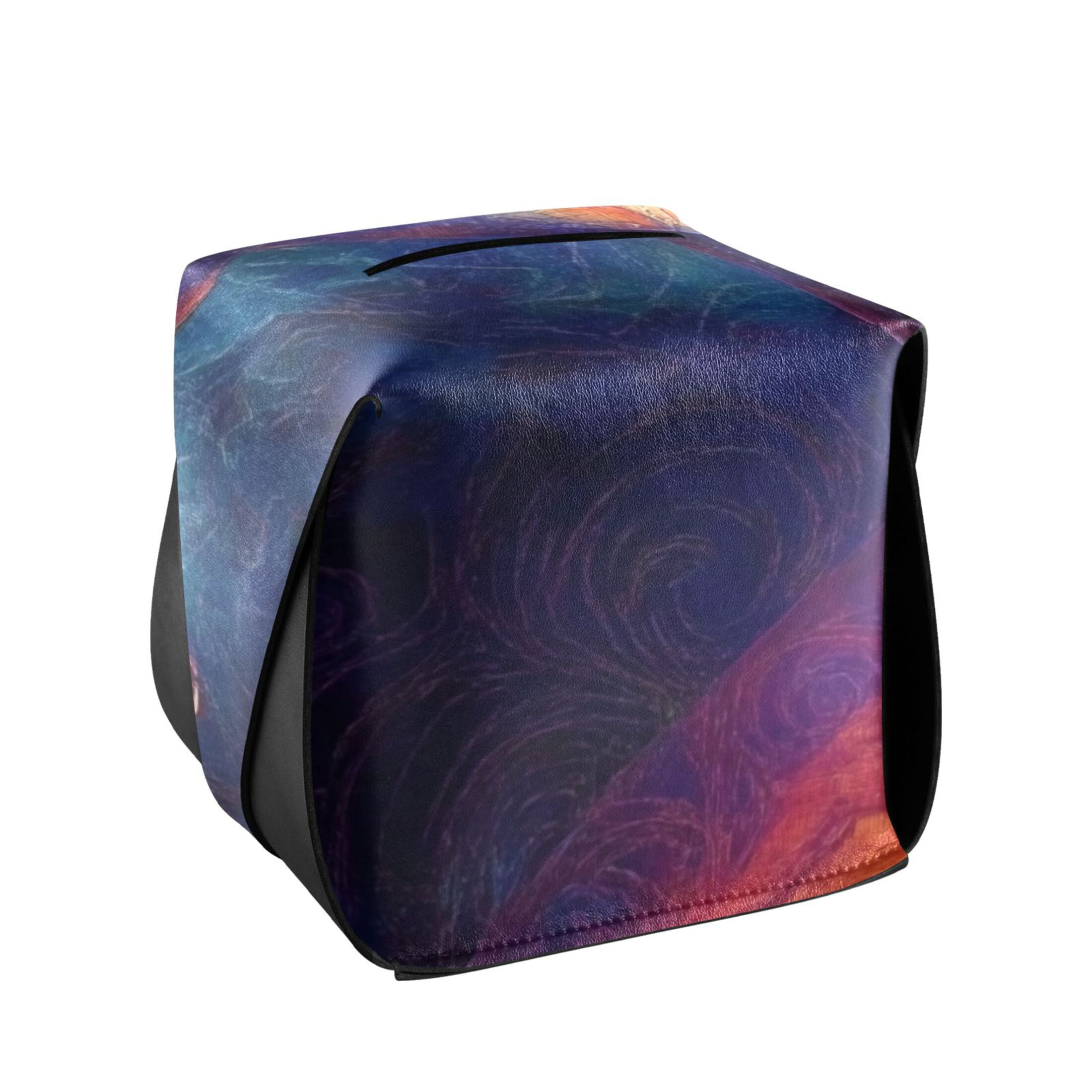 Leaping Lion Tissue Box Cover Leather Square Rectangle Tissue Box ...