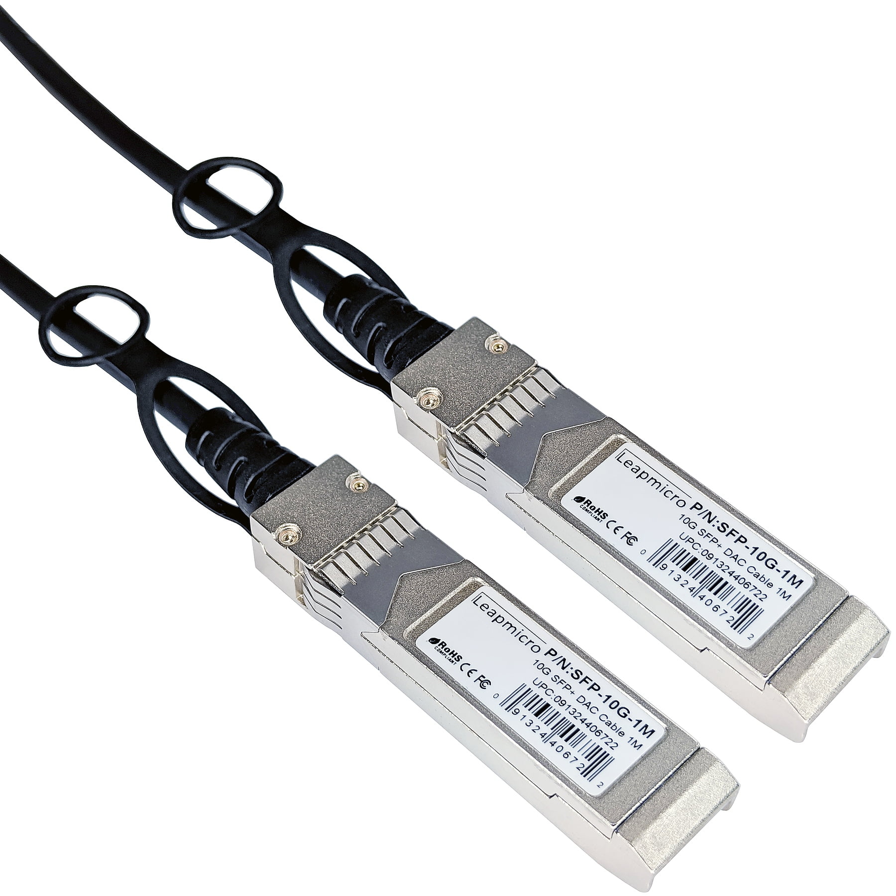Leapmicro 10Gb SFP + Cable 1-Meter Passive Direct Attach Copper Twinax ...