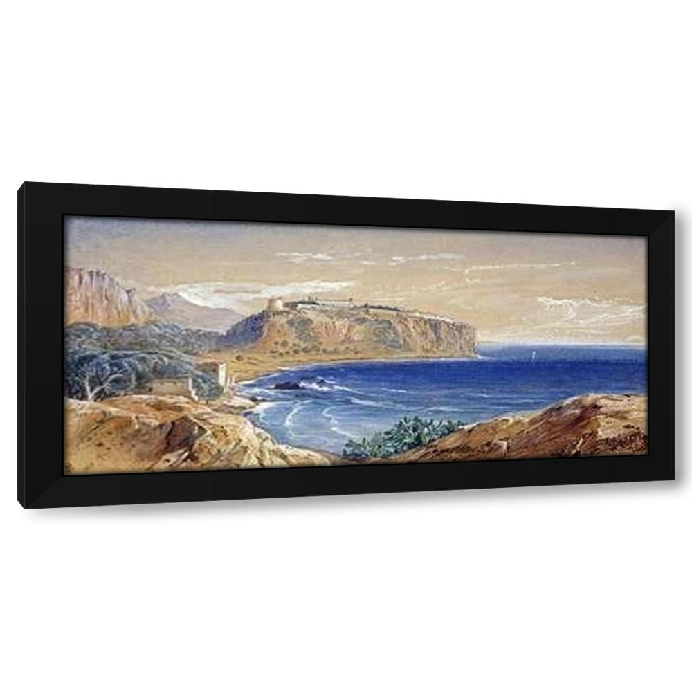 Edward Lear 18x10 Black Modern Wood Framed Wall Art Titled - Monaco ...