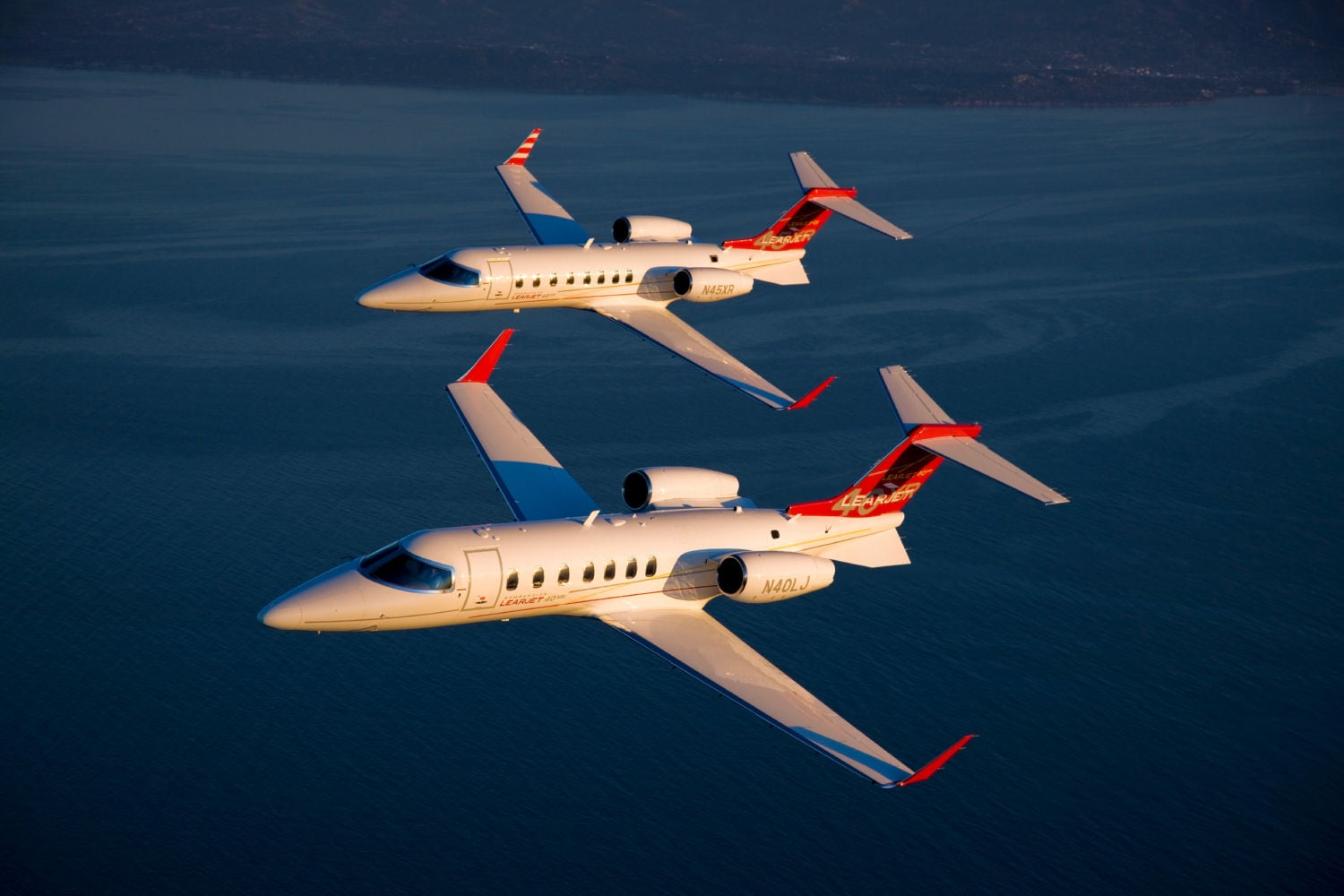 Lear Jet Poster Flying 16in x 24in Poster Multi-Color Square Adults ...
