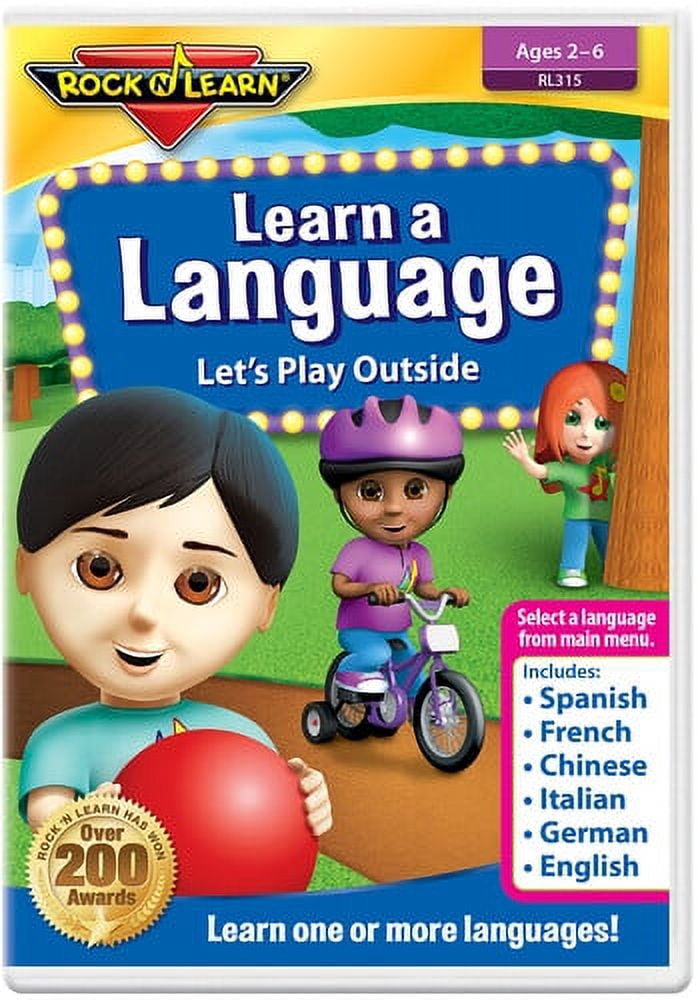 Learn A Language: Let's Play Outside (DVD), Rock N Learn, Kids & Family ...