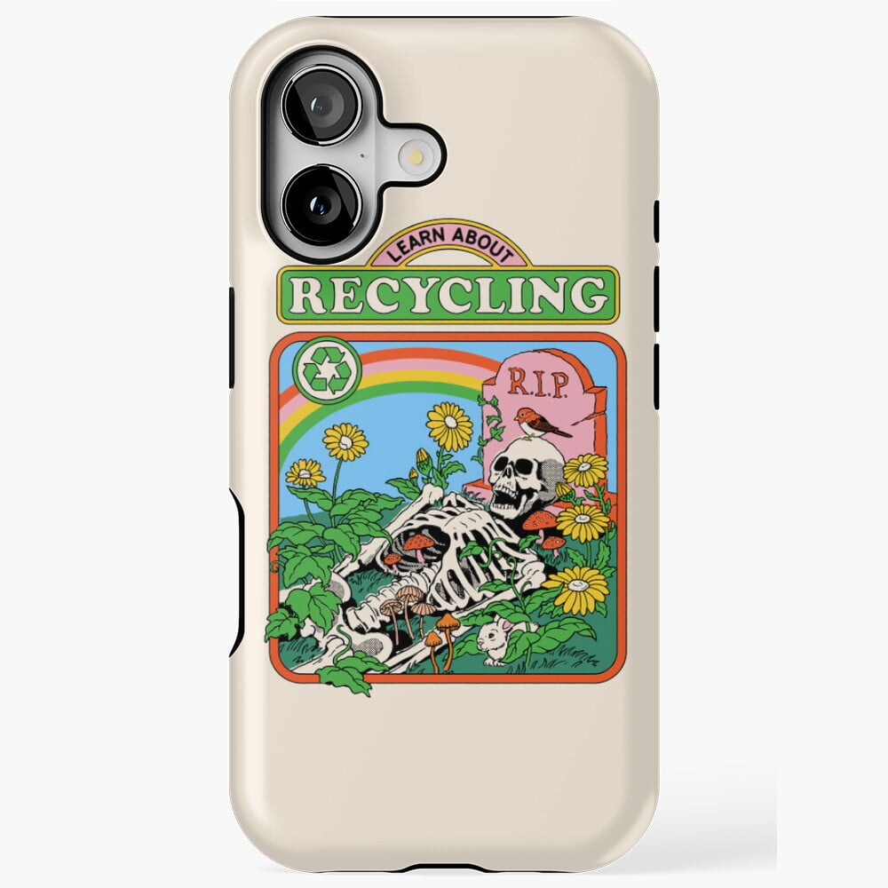 Learn About Recycling Fun Eco Friendly Art Design for iPhone 17 11 12 ...