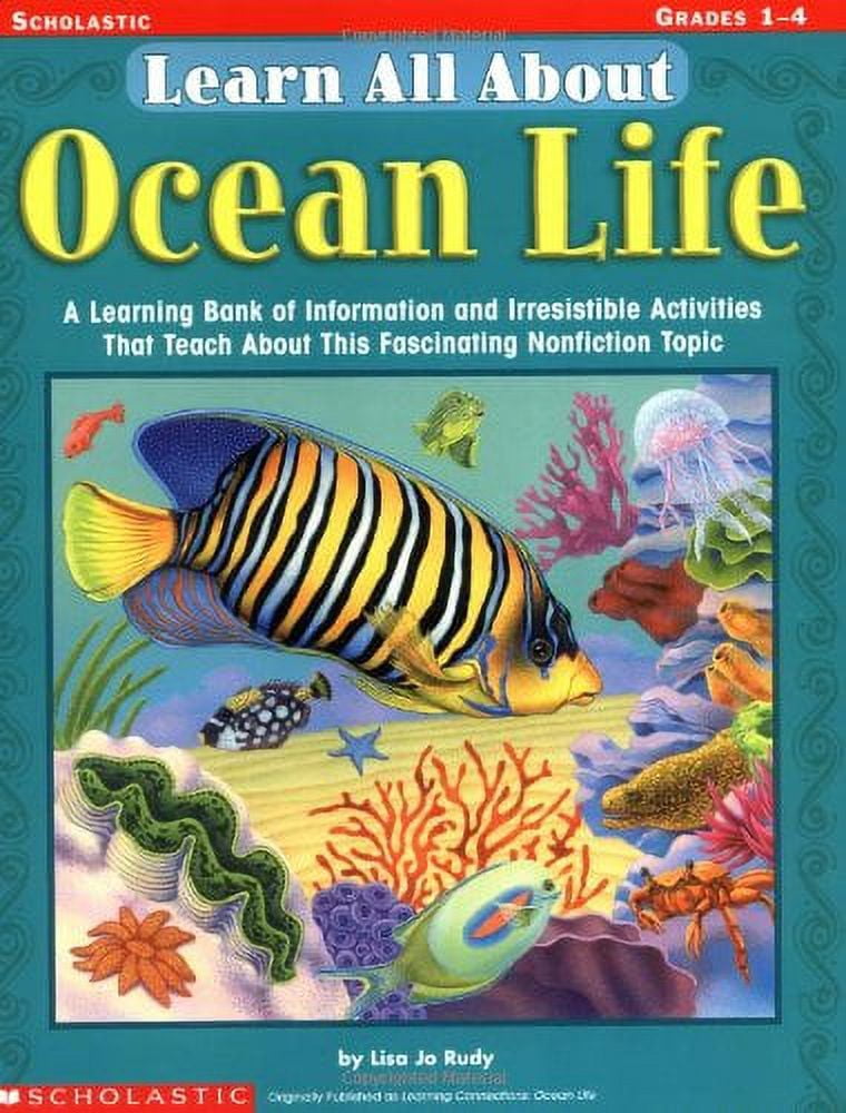 Pre-Owned Learn All About Ocean Life: Grades 1-4 Paperback - Walmart.com