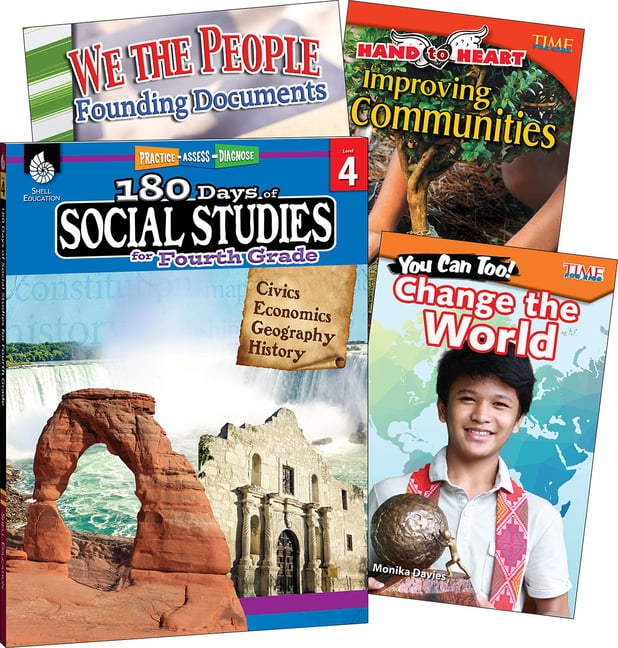 Learn-At-Home: Learn-At-Home: Social Studies Bundle Grade 4: 4-Book Set ...