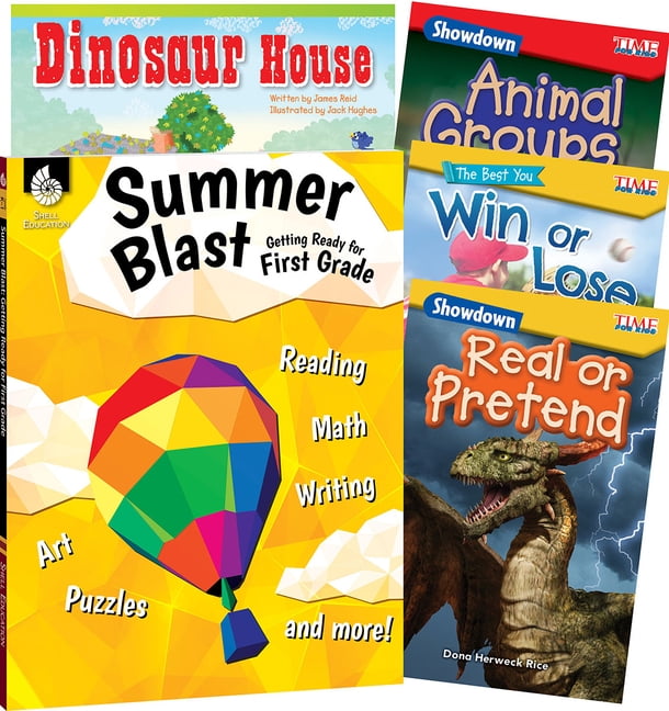 Learn-At-Home: Learn-At-Home: Summer Reading Bundle Grade 1: 5-Book Set ...