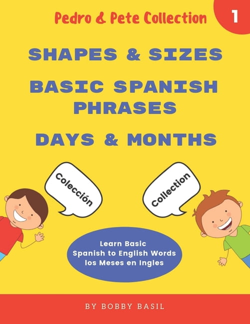 Pedro & Pete Books for Kids Bundle Box S Learn Basic Spanish to English ...