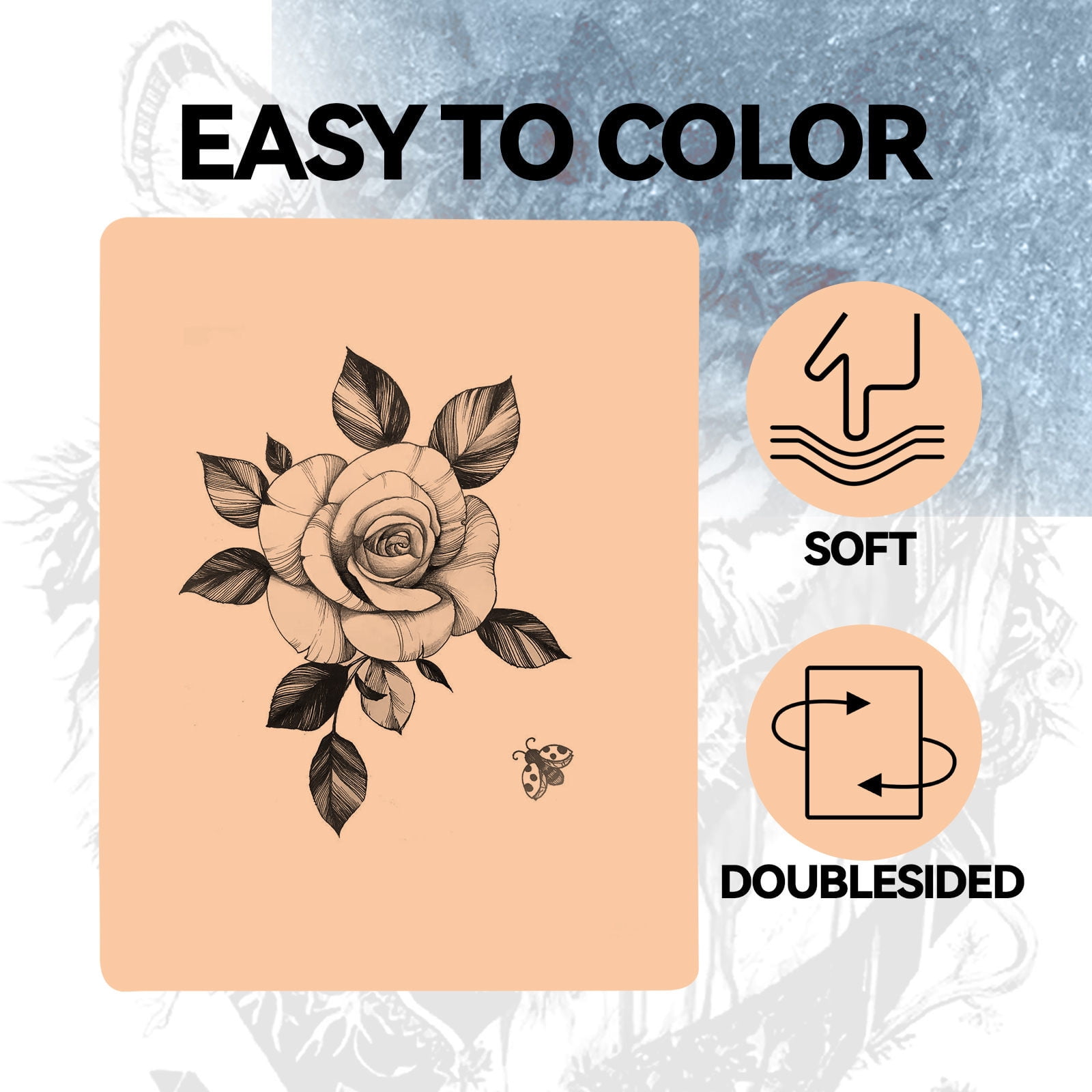 Learn Blank Tattoos Tattooing Fake False Practice Skin 18.8x14.1cm ...