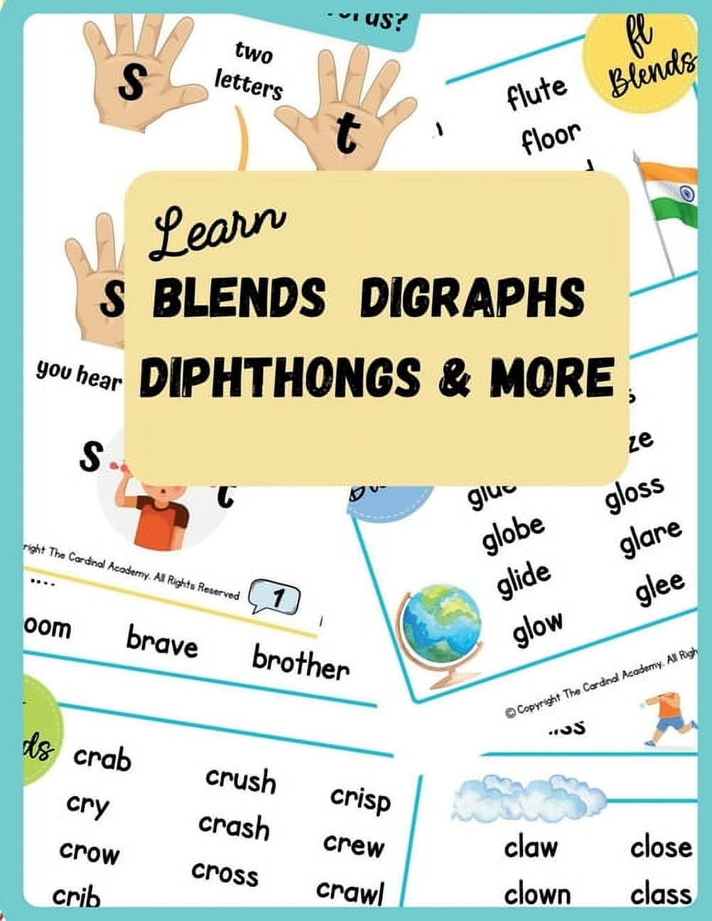 Learn Blends Digraphs Diphthongs & More: Consonants and Vowel Digraphs ...