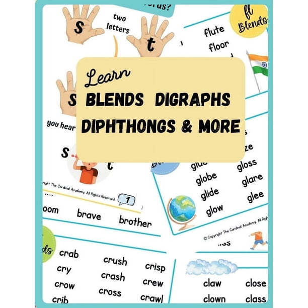 Learn Blends Digraphs Diphthongs & More: Consonants and Vowel Digraphs ...