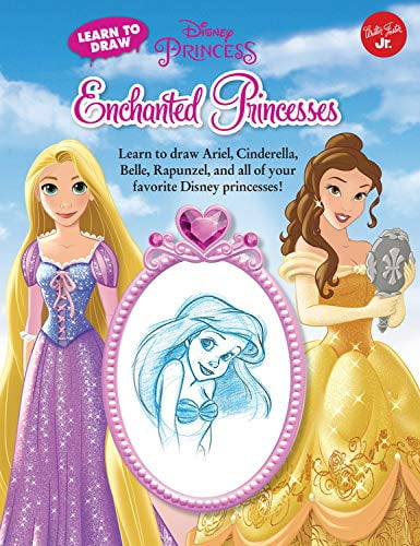 Pre-Owned Learn to Draw Disney's Enchanted Princesses: Learn to Draw ...