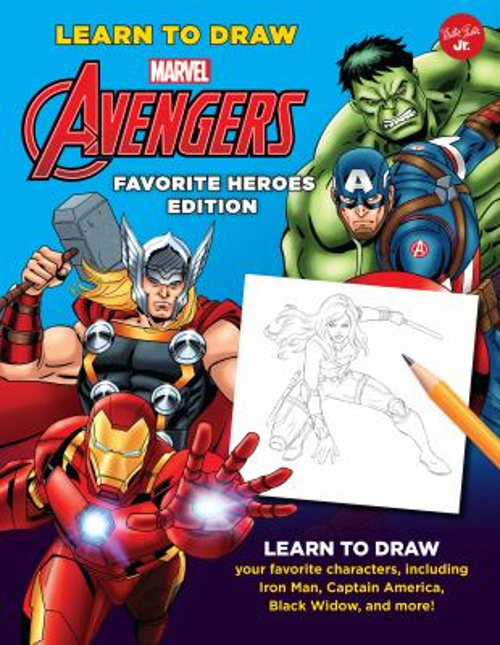 Pre-Owned Learn to Draw Marvel Avengers, Favorite Heroes Edition ...