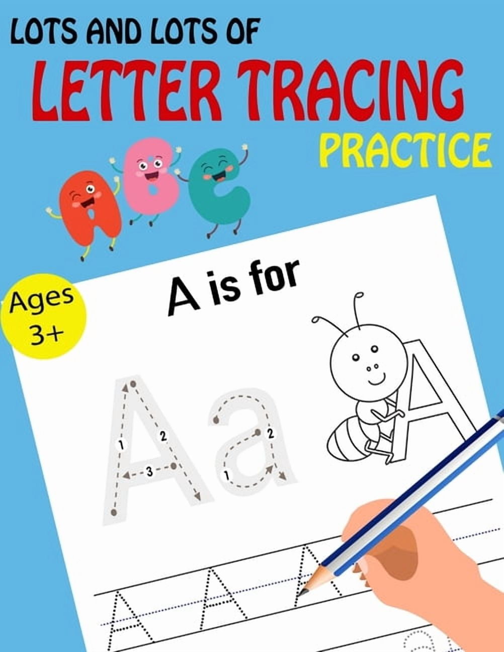 Learn Handwriting: Lots and Lots of Letter Tracing Practice (Paperback ...