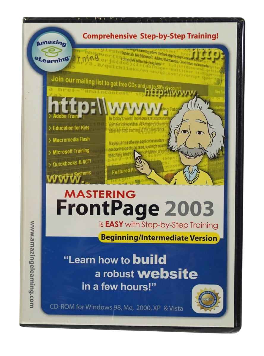 Learn How to Use Front Page 2003 - Training Software for the beginner ...